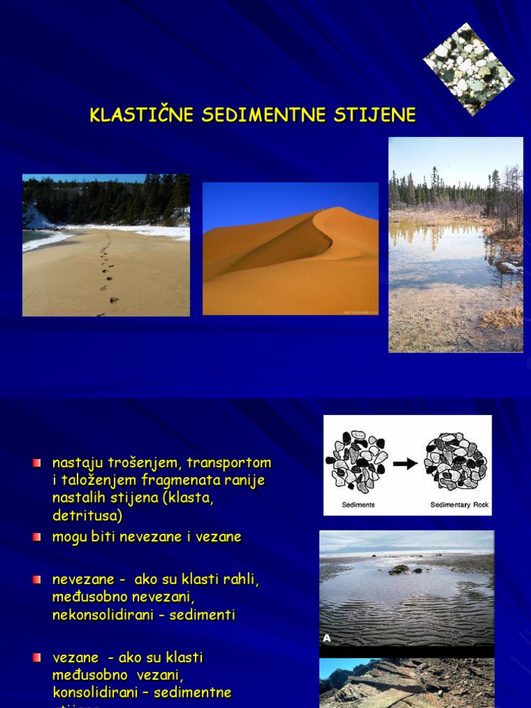Klastične Sedimentne Stijene | PDF
