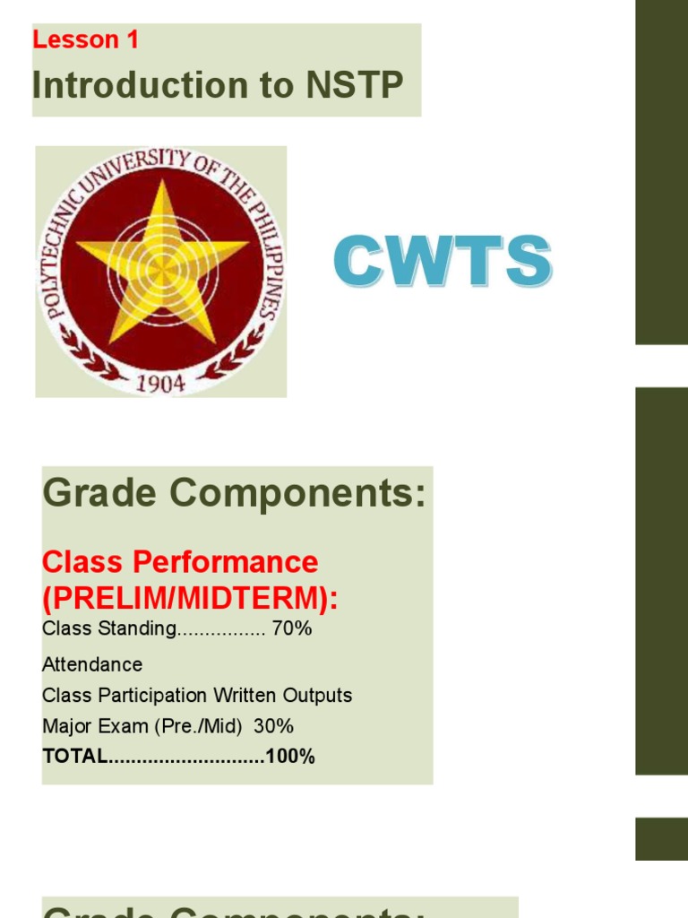 NSTP1 Lecture 1 | PDF | Career & Growth | Business