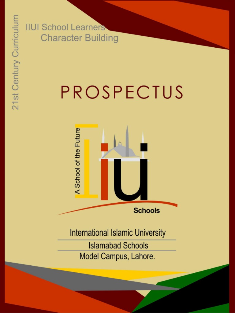 Prospectus - IIUI Model Campus | PDF