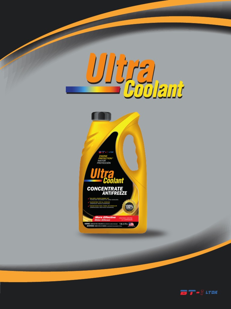 Ficha Tecnica - Ultra Coolant Concentrate23 | PDF | Química ...