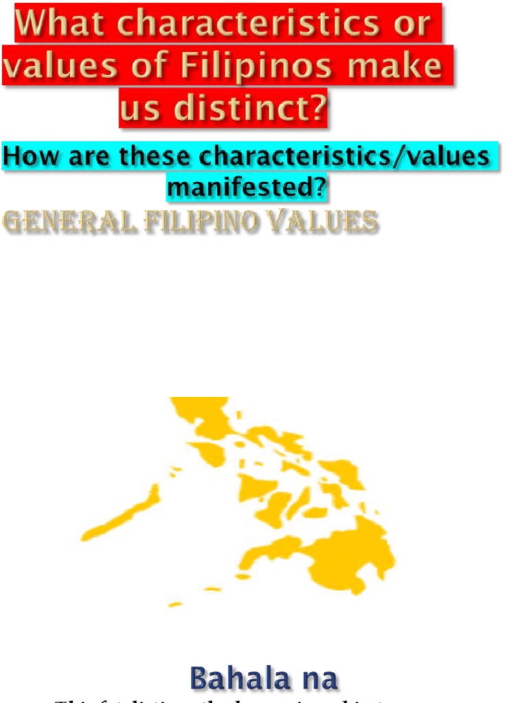 Filipino Value System | PDF | Self Esteem | Debt
