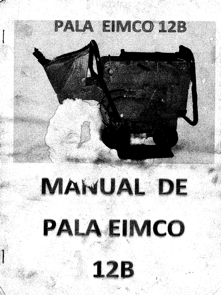 CATALOGO PALA EIMCO 12B Completo | PDF