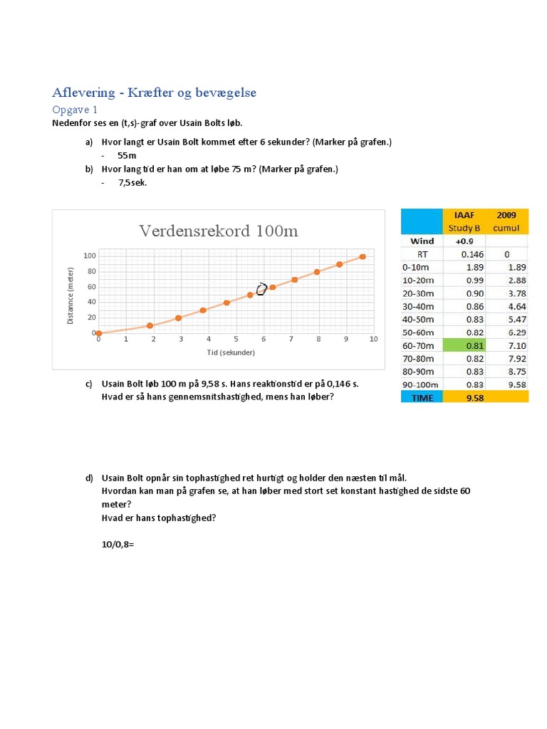 Aflevering Fysik | PDF