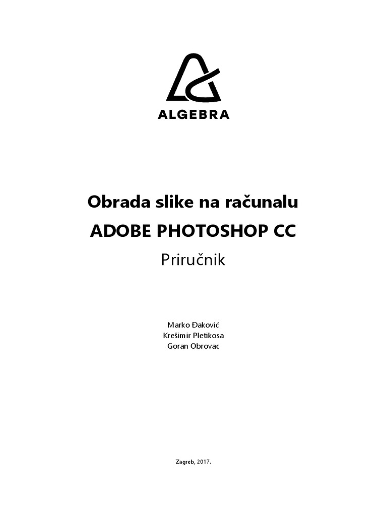 Obrada Slike Na Računalu - Adobe Photoshop CC - CP - P | PDF
