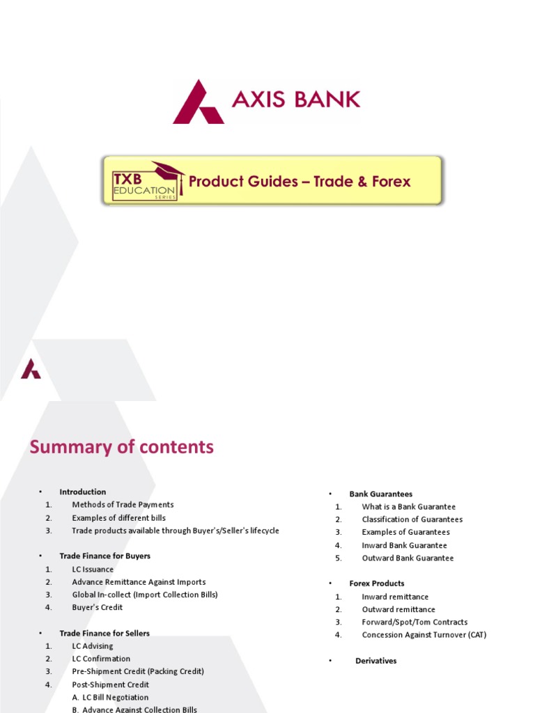 Product Guides - Trade & Forex | PDF