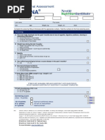 3.mini Nutritional Assessment MNA SF | PDF | Malnutrition | Body Mass Index