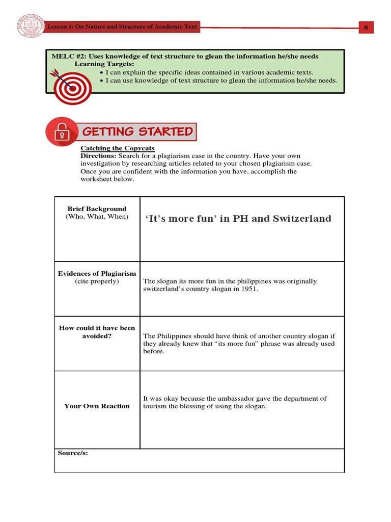 Abejaron - Eapp Module Lesson 2 | PDF | Plagiarism | Information