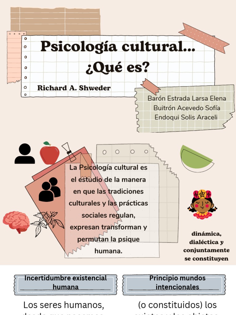Psicología Cultural | PDF | Filosofía