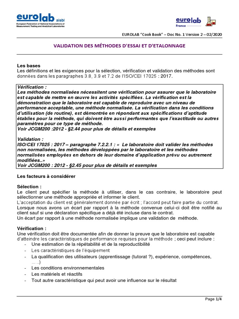 Procédures de Validation | PDF | Technologie et ingénierie