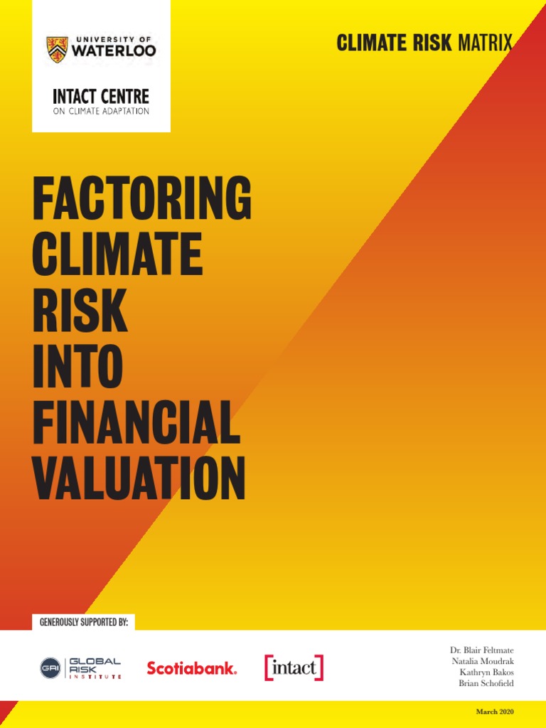 Factoring Climate Risk Into Financial Valuation | PDF | Risk ...