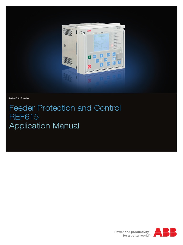 REF615 5.0 IEC Application Manual - N | PDF | Electromagnetic ...