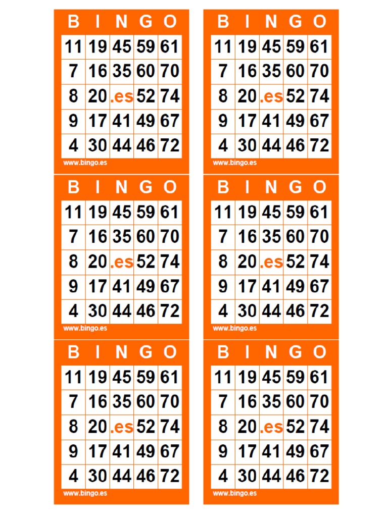 Modelo de Bingos 101-200 | PDF