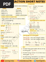 JEE Short Notes: Physics, Chemistry, Math | PDF
