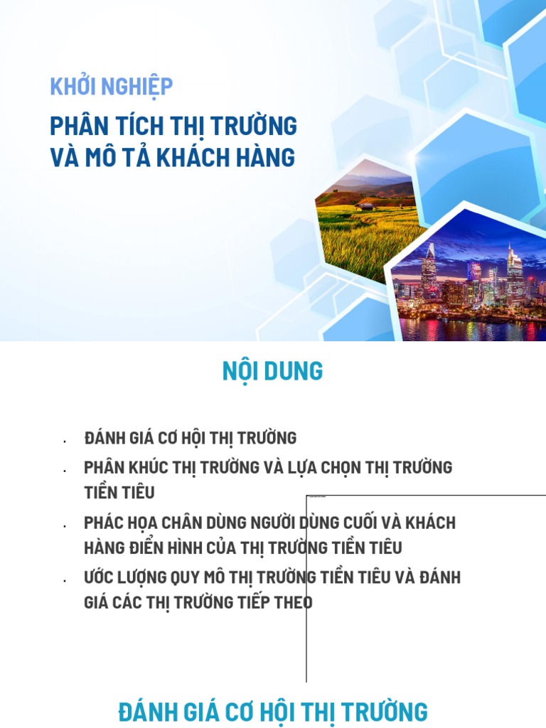 CDTC-05. PHÂN TÍCH THỊ TRƯỜNG VÀ MÔ TẢ KHÁCH HÀNG | PDF