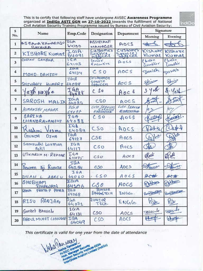 Avsec Awareness 27 Oct, 2022 (35 GGN) | PDF