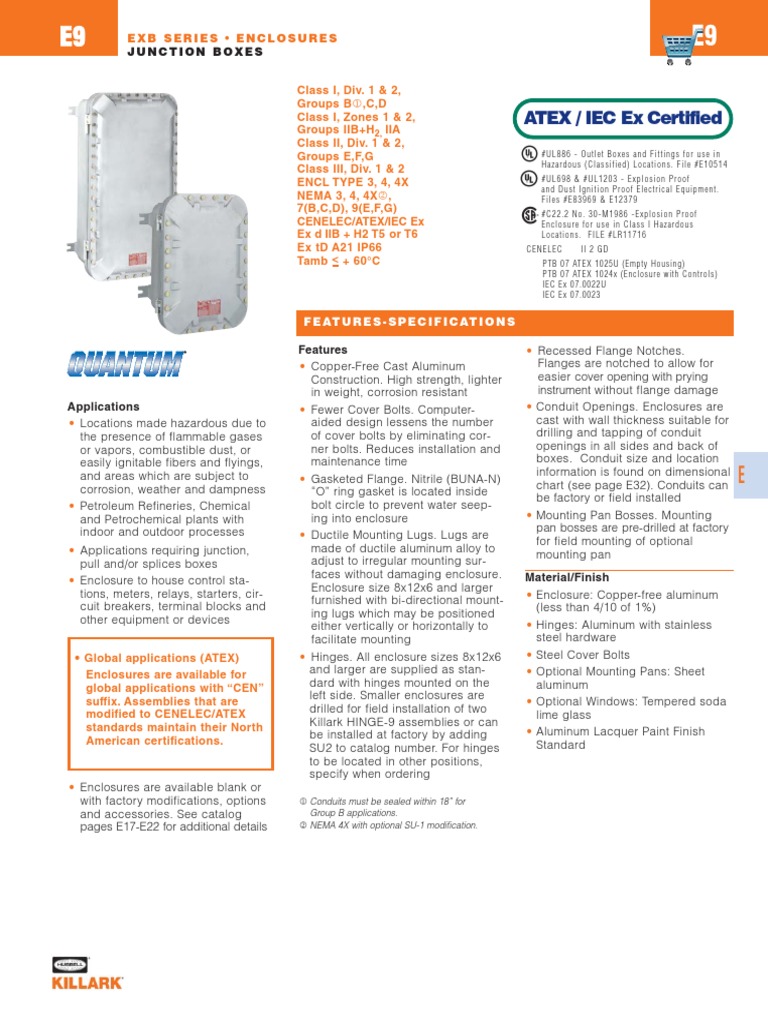 KILLARK 2013 Cajas de Conexion | PDF | Environmental Chemistry | Labor Relations