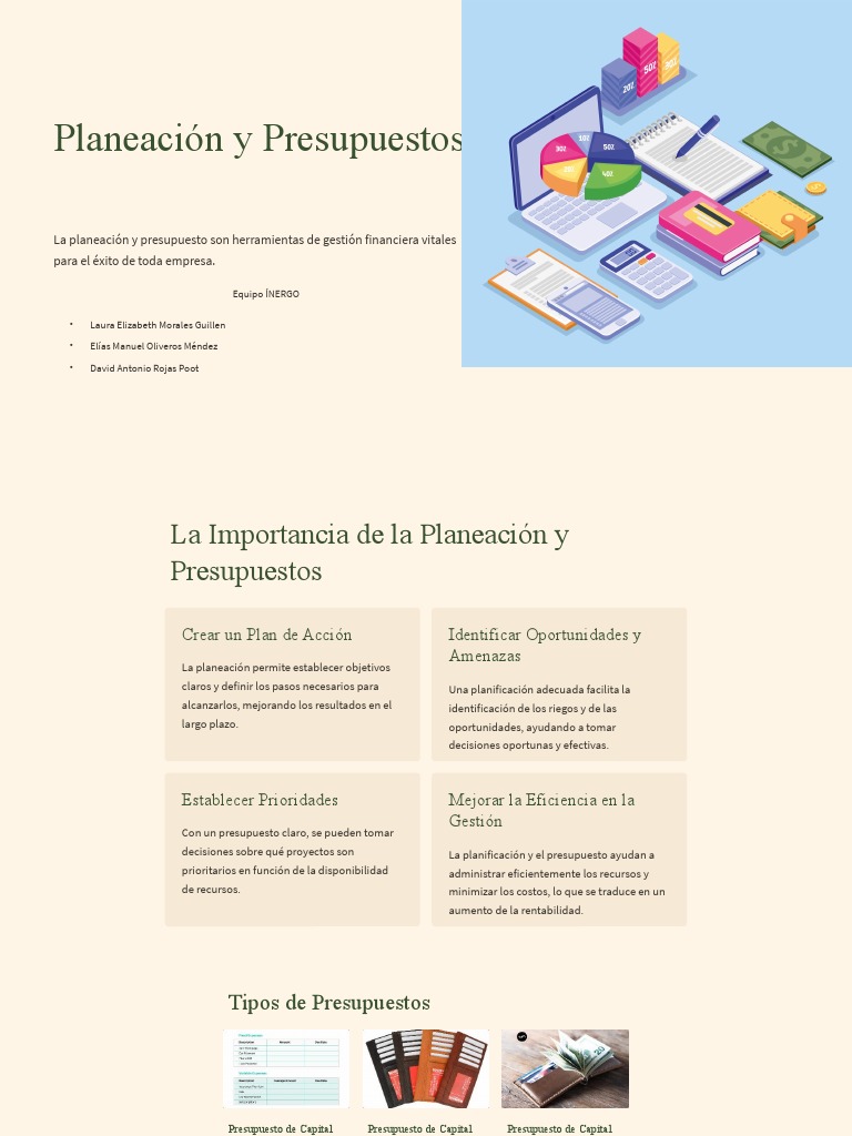 Planeacion y Presupuestos | PDF | Presupuesto | Planificación