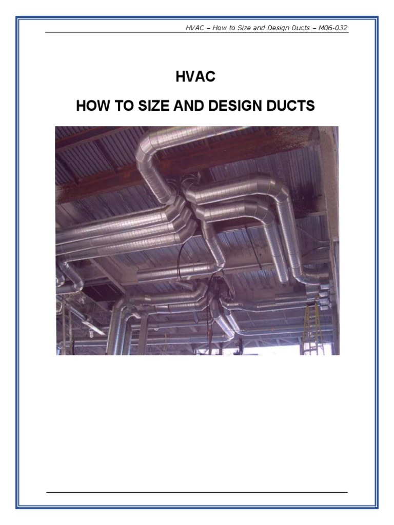 HVAC - How To Size and Design Ducts | PDF | Duct (Flow) | Pressure