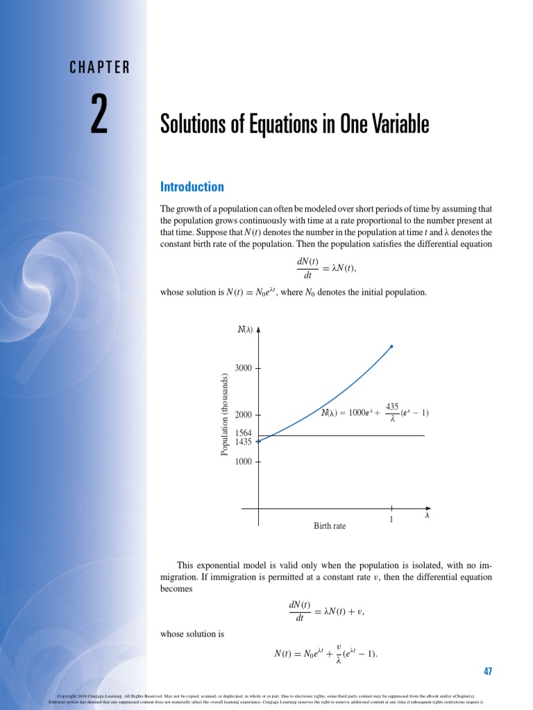 Lecture 5 | PDF | Equations | Numerical Analysis