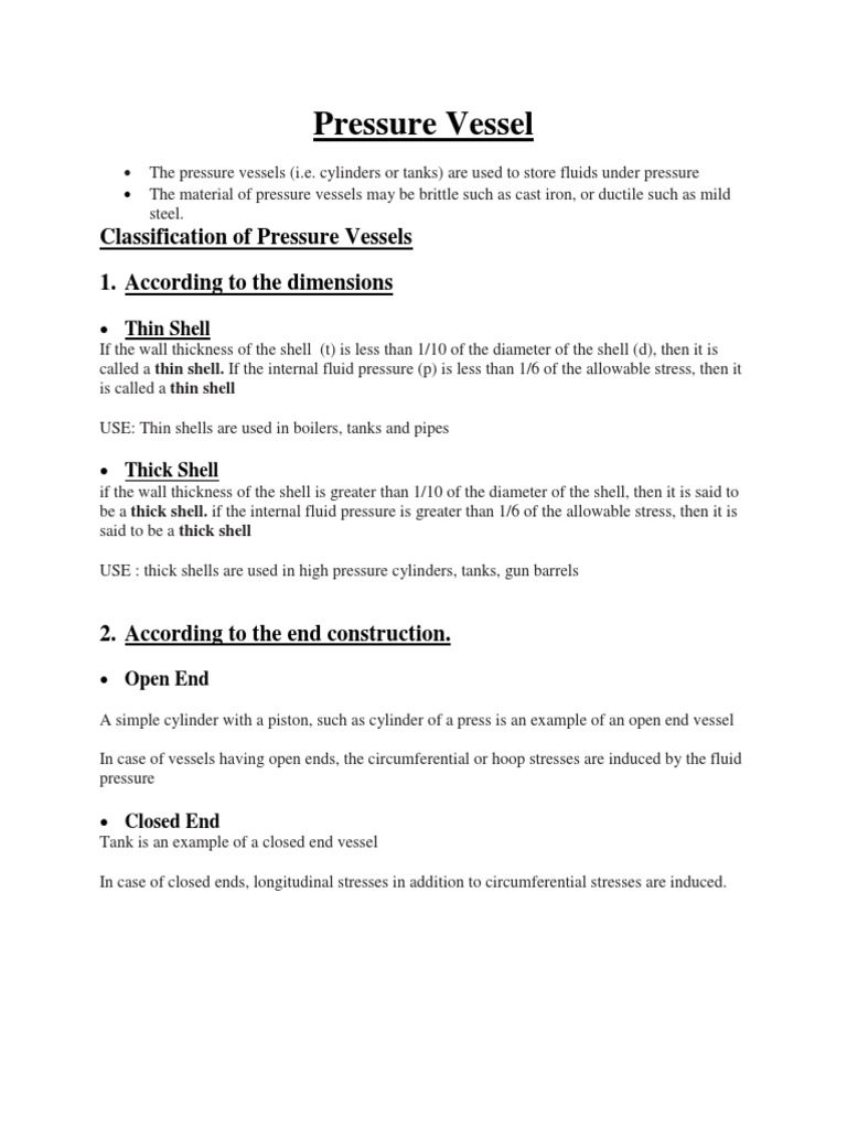 Handout PressureVessel ASME Code | PDF | Continuum Mechanics | Materials