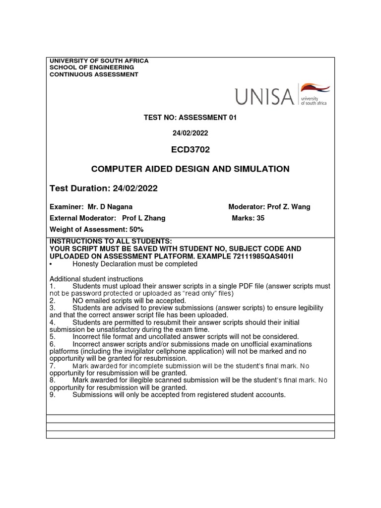 Ecd3702 Assessment 1 2023 | PDF | Computing