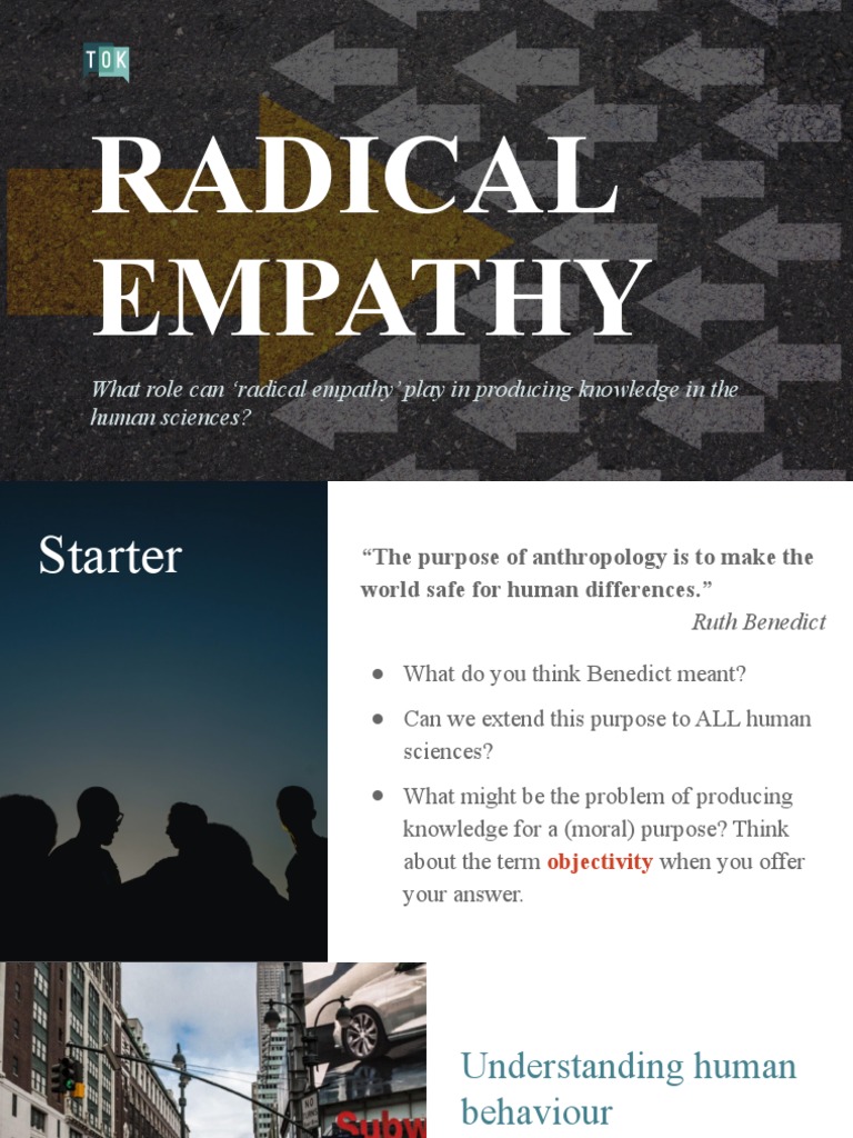 Lesson 2 Radical Empathy - IBDP Theory of Knowledge | PDF