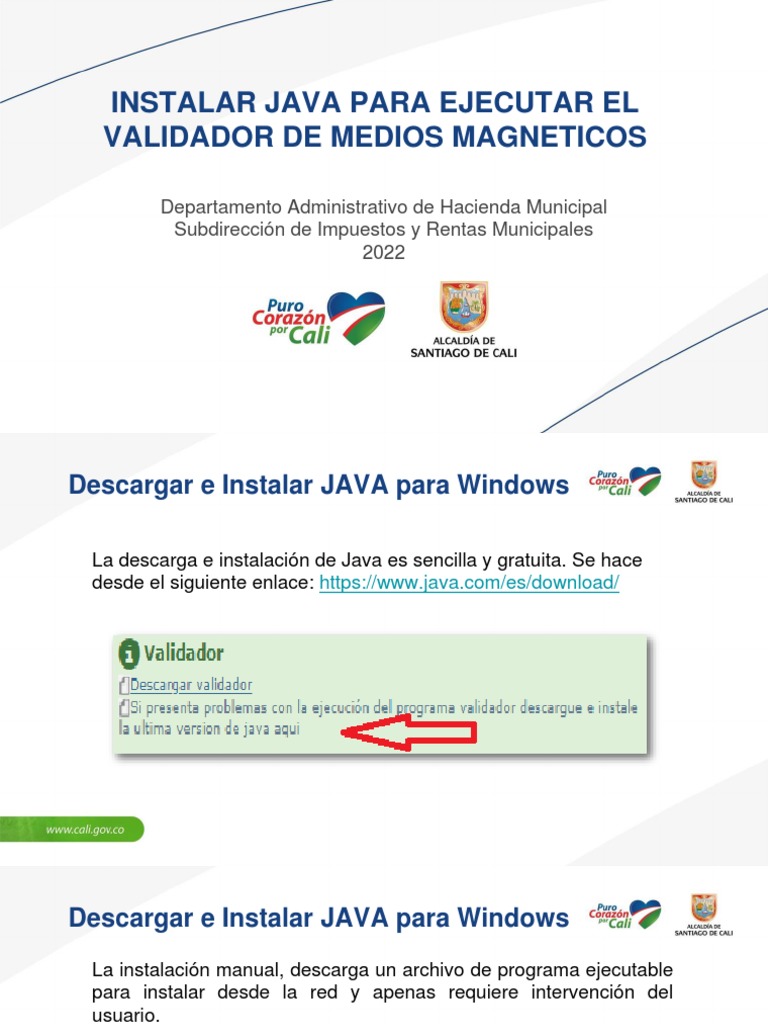 Instalar_Java_para_Ejecutar_Validador__V02 | PDF