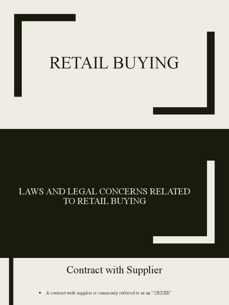 12 - Buying Laws | PDF | Procurement | Prices
