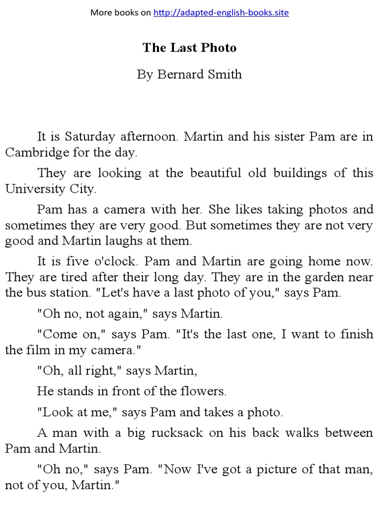 Bernard Smith-The Last Photo | PDF