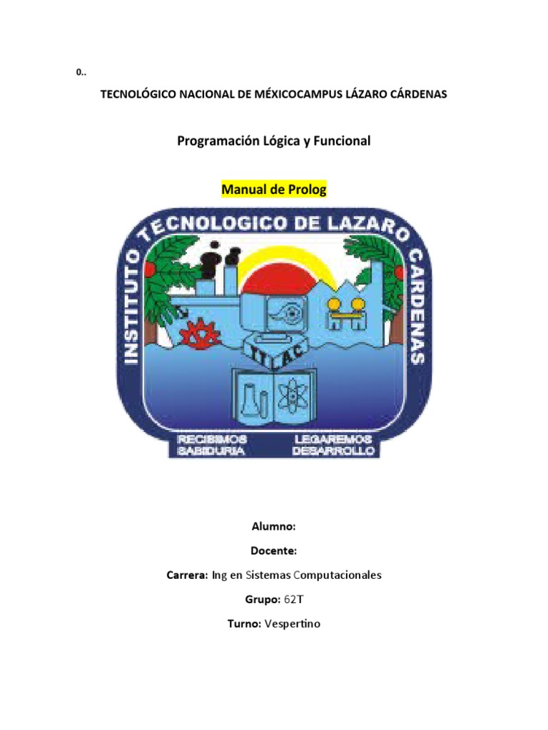Manual de Prolog | PDF | Lenguaje de programación | Java (lenguaje de ... Manual de Prolog | PDF | Lenguaje de programación | Java (lenguaje de ...