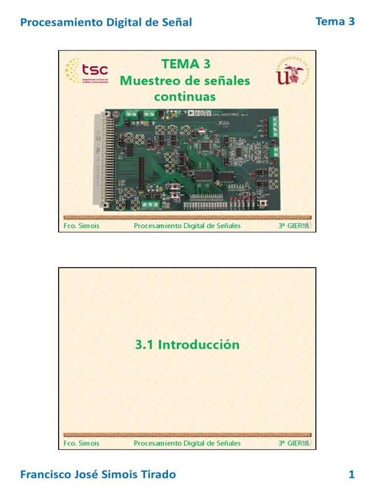 (PDS) Diapositivas Del Tema 3 | PDF
