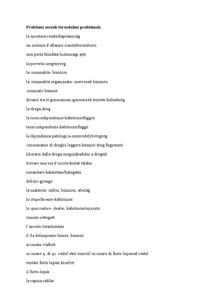 Problemi Sociali | PDF