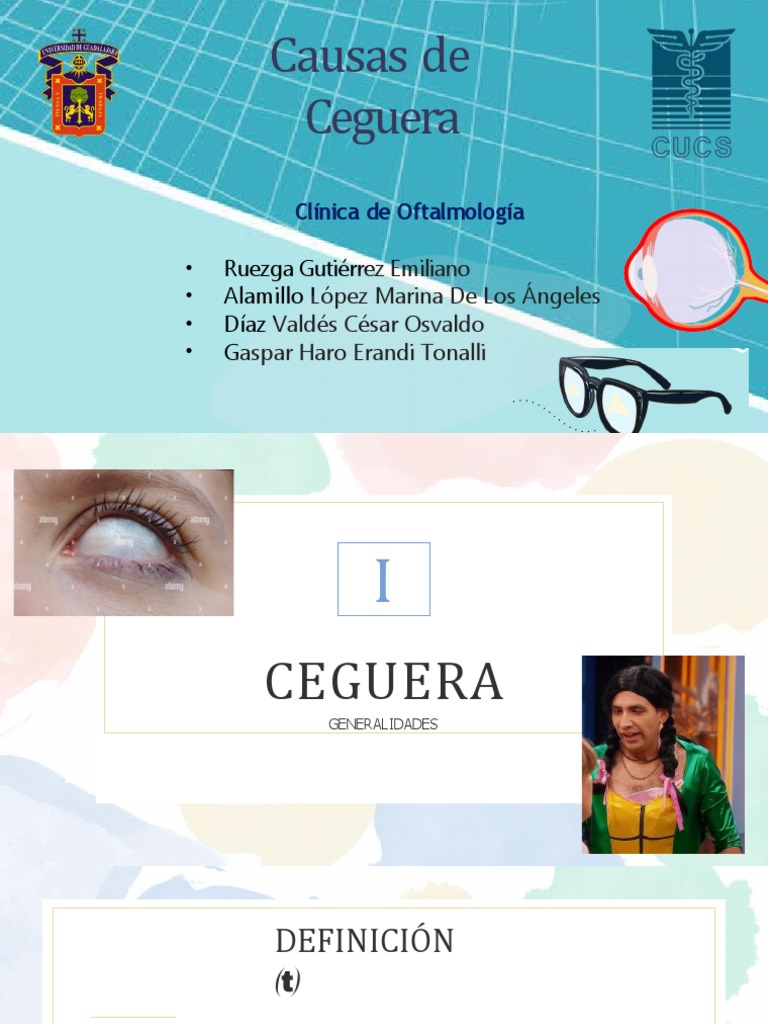 Causas de Ceguera 2023 | PDF | Glaucoma | Catarata