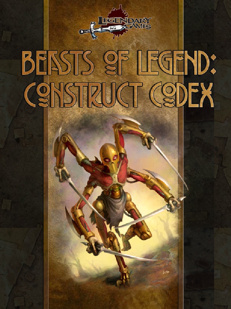 Beasts of Legend - Construct Codex | PDF | D20 System