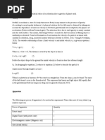 Lab Report Free Fall Motion | PDF | Velocity | Gravity