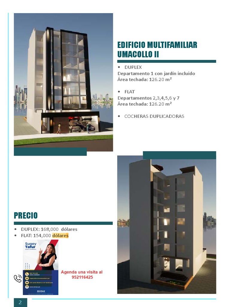 Departamentos Modernos en Umacollo II | PDF