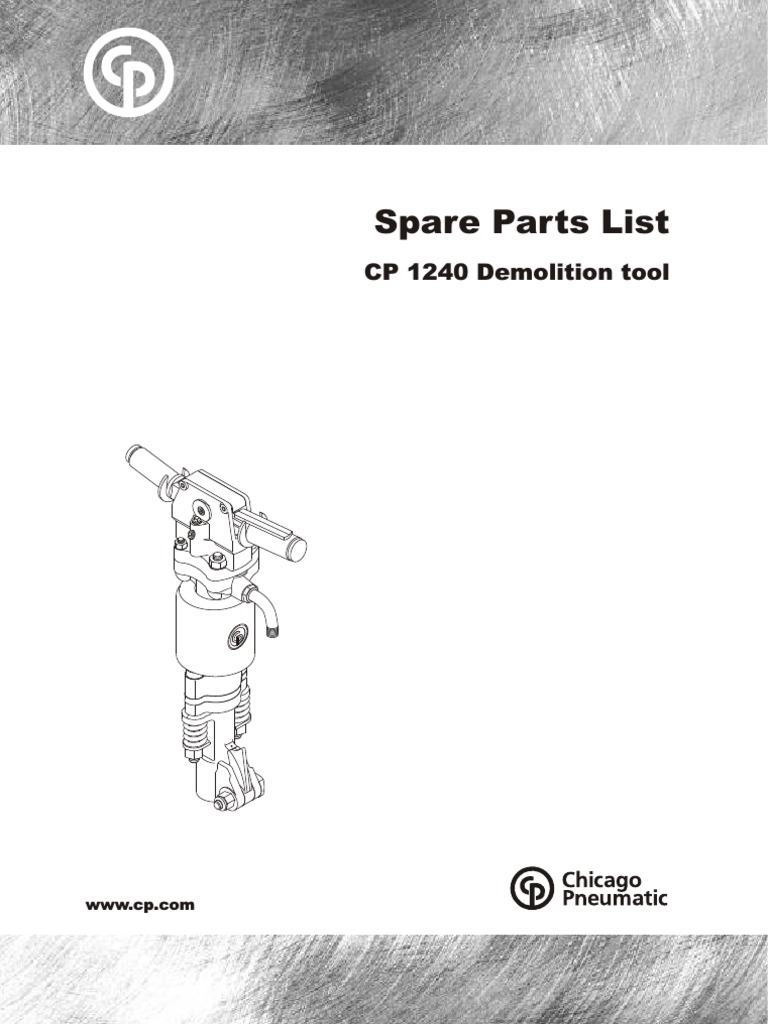 CP 1240 Demolition Tool | PDF | Valve | Concrete