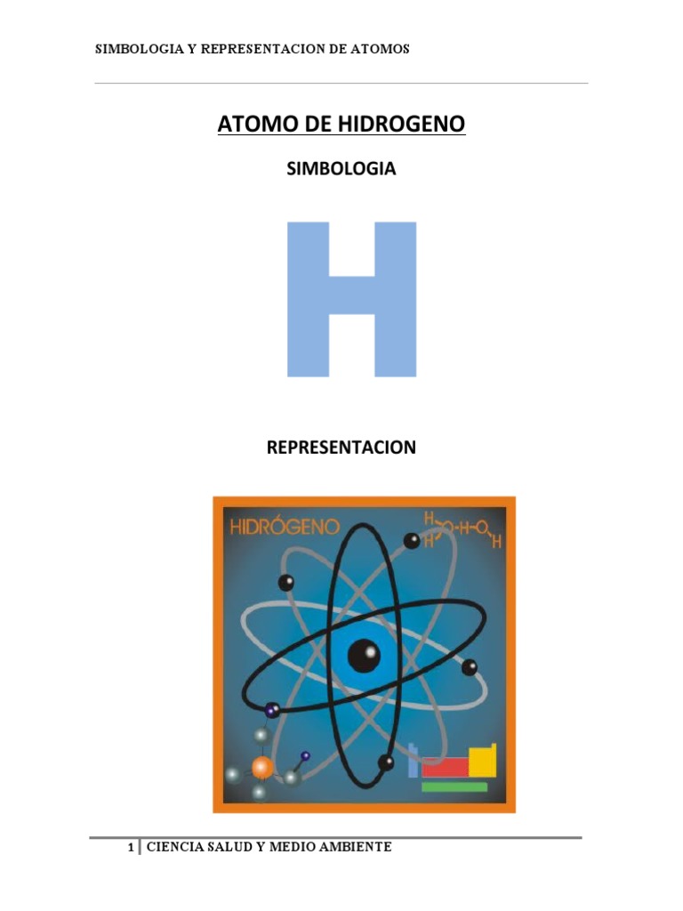 Atomo de Hidrogeno | PDF | Compuestos químicos | Química