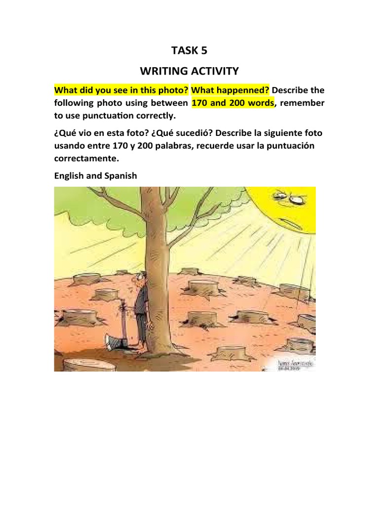 Writing Activity 5 | PDF