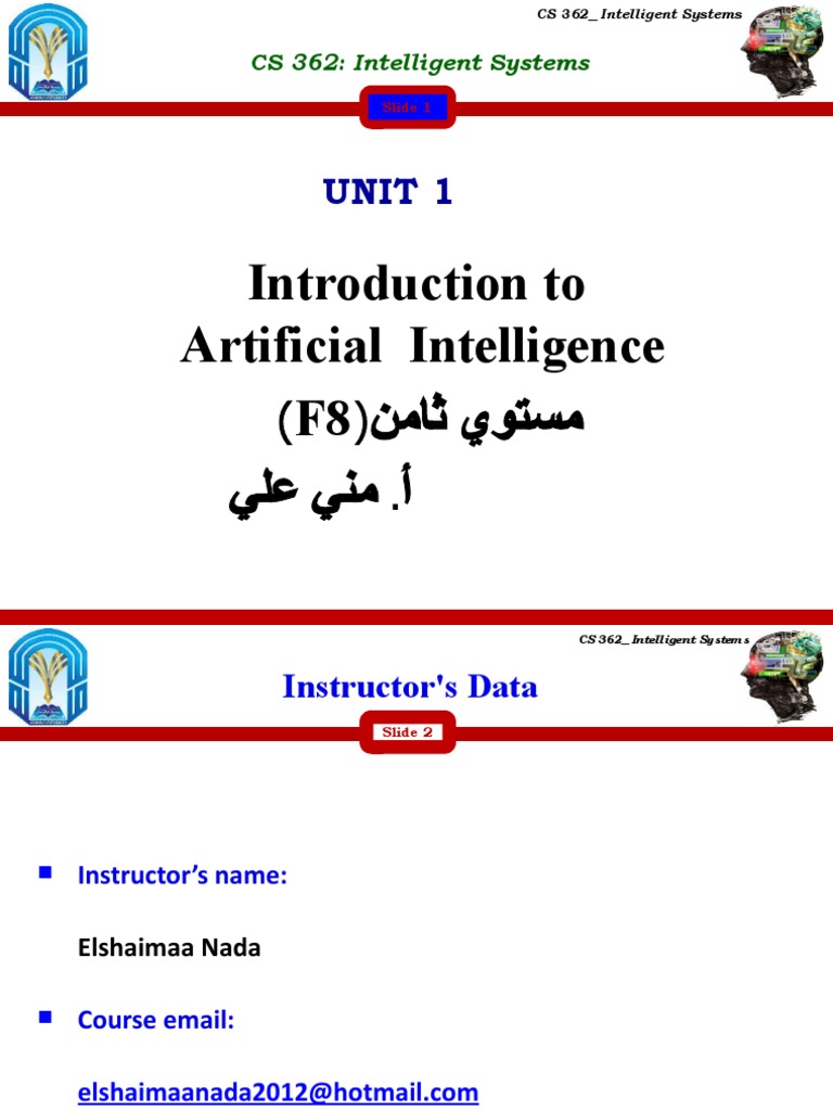1. Introduction to Artificial Intelligence (1) | PDF | Artificial ...