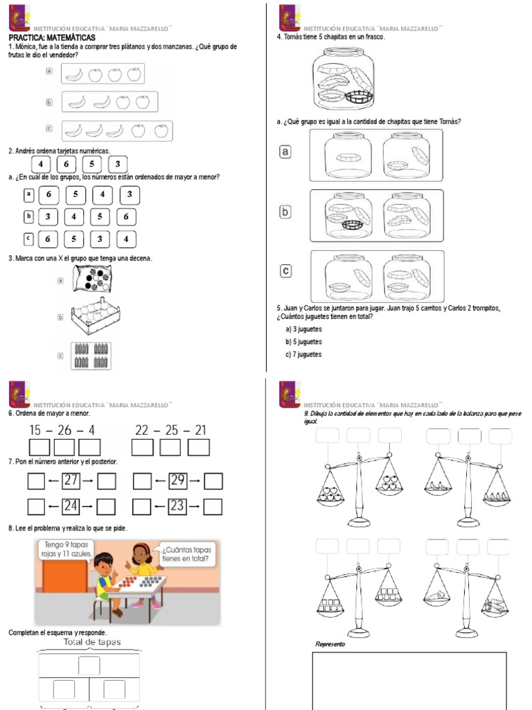 Practica de Matematicas | PDF