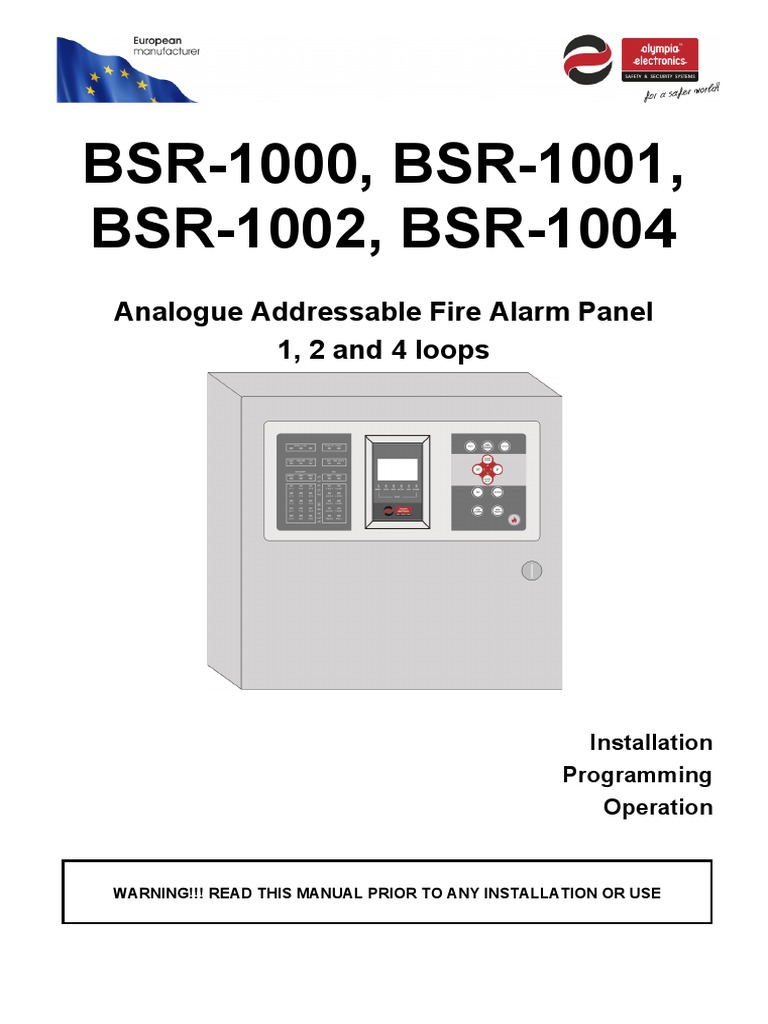 Fire Alarm Panel Setup Guide | PDF | Relay | Computing