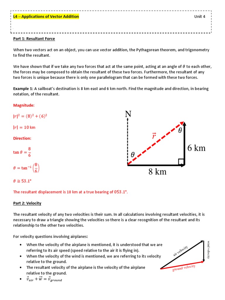 L4 Force Velocity Tension | PDF | Force | Euclidean Vector