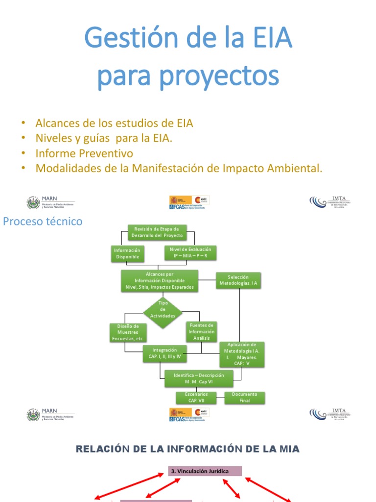 1.2 Gestion de La EIA para Proyectos - Final | PDF | Evaluación de impacto ambiental | Entorno ...