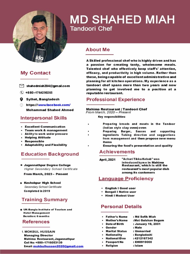 Shahed CV | PDF