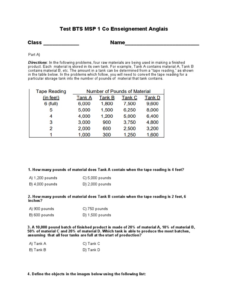 English Teaching Test for Students | PDF | Mechanical Engineering ...