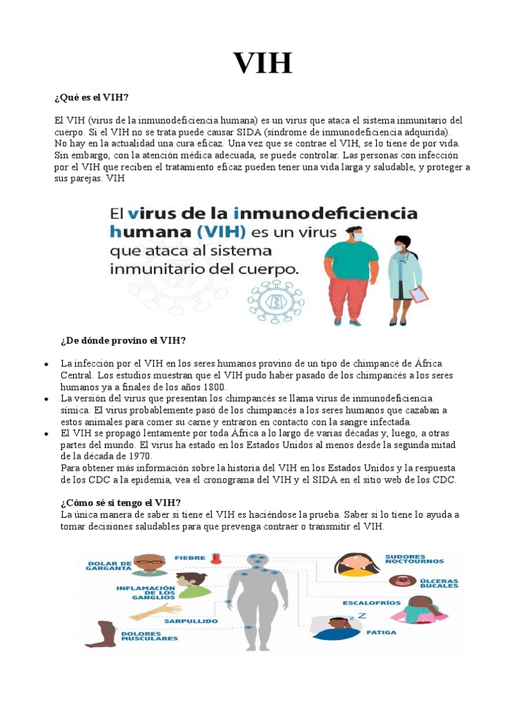 ¿Qué Es El VIH? | PDF | VIH | VIH / SIDA