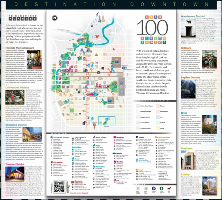Houston Tourist Map PDF | PDF