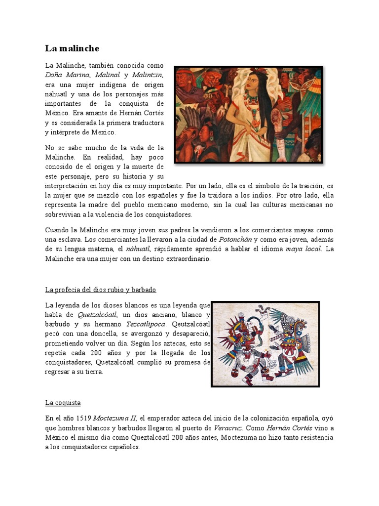 La Malinche | PDF | America latina | Mesoamérica