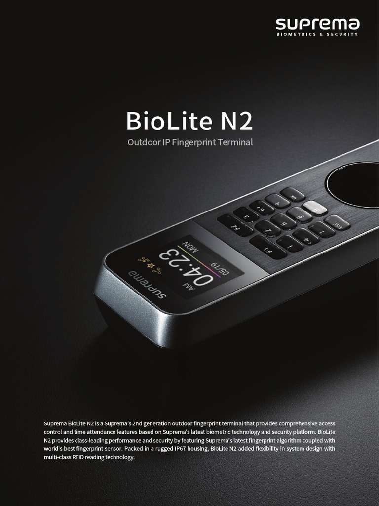 BioLite N2 | PDF | Computer Hardware | Information And Communications ...